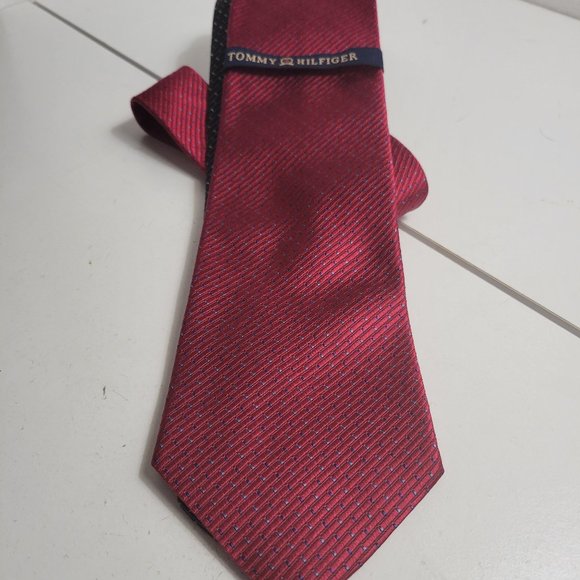 Tommy Hilfiger | Accessories | Nwt Tommy Hilfiger Red Power Tie | Poshmark